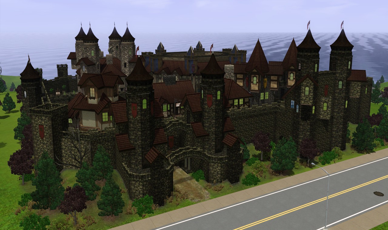 My Sims 3 Blog: The Autumn Castle (Candle-Town Series) by candlelight82
