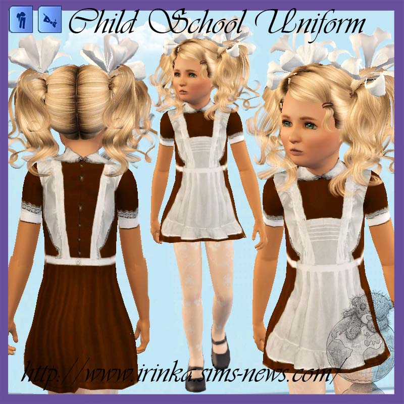 My Sims 3 Blog: School Uniforms for Child - Teen Females by Irink @ a