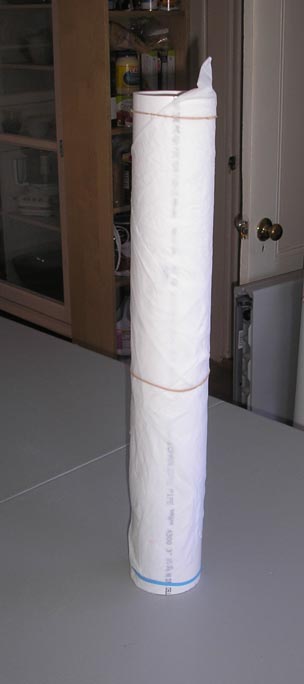 sew sew art: First ever pole wrapped shibori