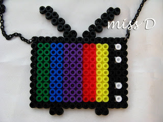 Miss D Creations: Television - Hama Beads Necklaces