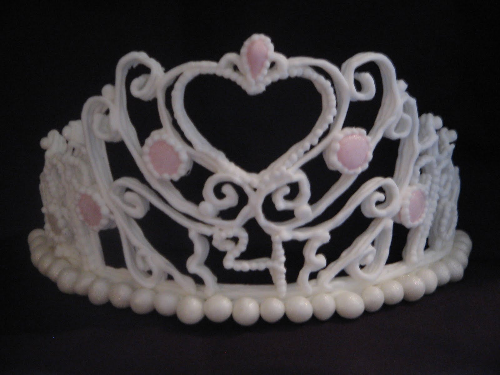 Tiara Template For Royal Icing