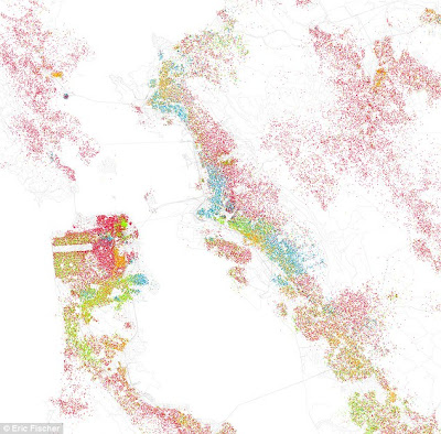 Maximizing Progress: Race Cartography ~ Eric Fischer's Urban Maps...