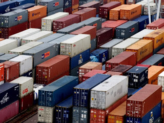 AMA TRANSPORT OVERZEE: Tien miljoenste container via haven