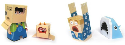 Papercraft creatures | How About Orange