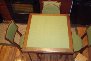 Bringin' it all back home.: Stakmore Folding Bridge Table with Three ...