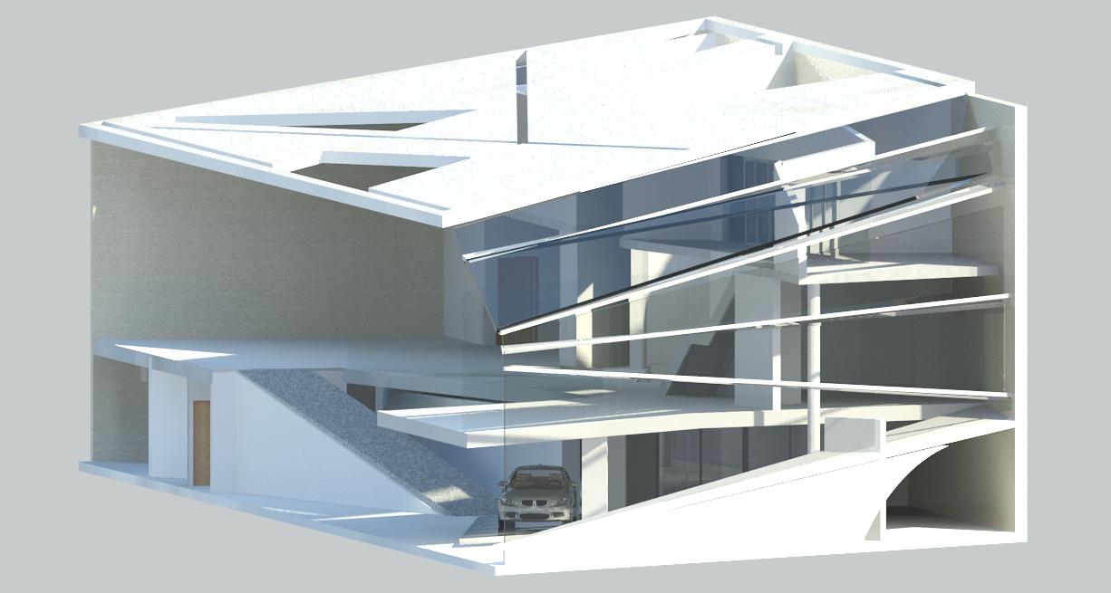Architectural studies: Project 3 - Gallery - Final Submission, Rendered ...