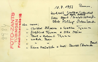 Rommelsbach: Kniebisstr. anno 1953 an der Ecke Egertstr.