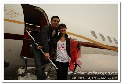 sultanmuzaffar: Ashraff Sinclair & Bunga Cinta Lestari Tiba Di Kuala ...