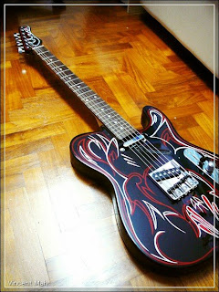 Gr3y Custom Shop: Pinstripe Tele