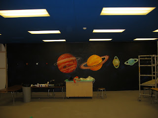 Hauser Illustration: Mural - Science Classroom