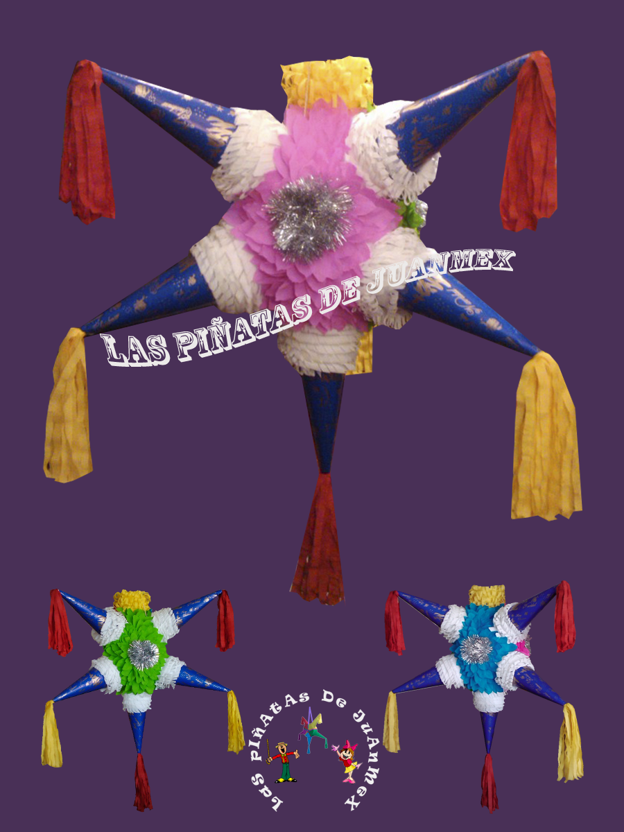 LAS PIÑATAS DE JUANMEX: Mis Piñatas, PIÑATA DE 7 PICOS