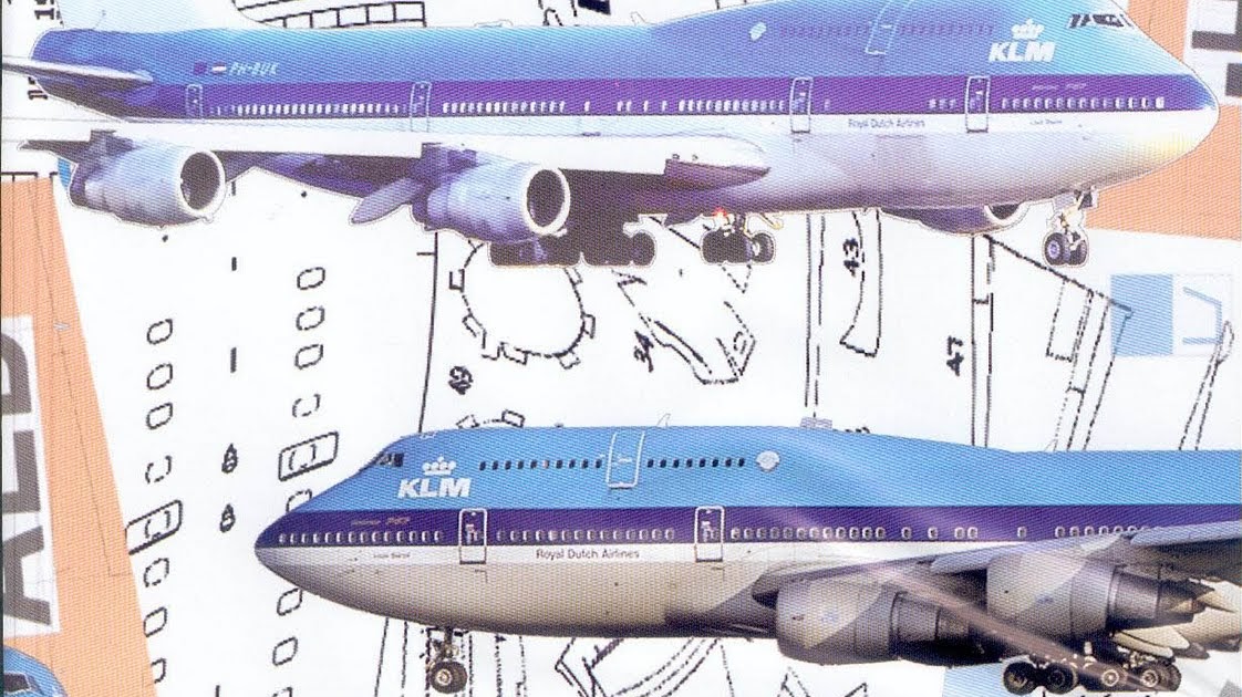 Papercraft Place: Boeing 747-300 KLM