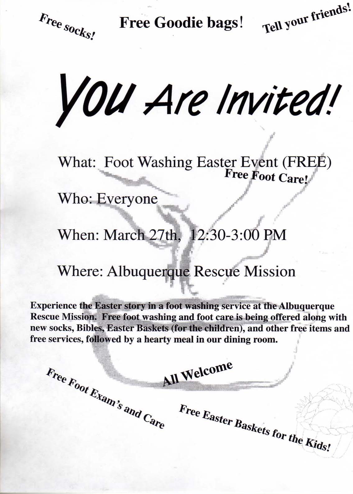 Bread New Mexico Blog: Lent: Washing of Feet: A Community of Compassion