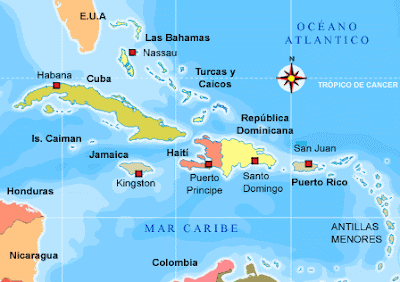 Recursos útiles: * MAPAS: Caribe