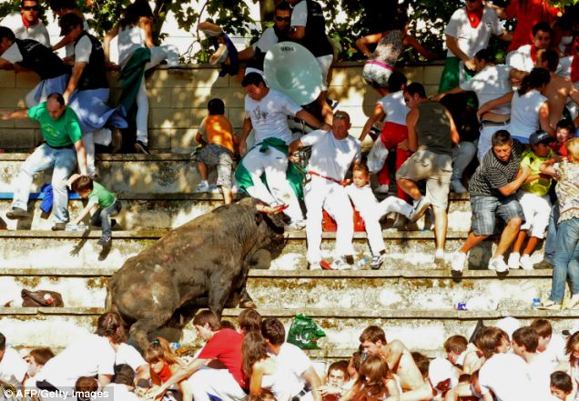 Man in a red England shirt get Weird Bull attack face to face | LOL ...