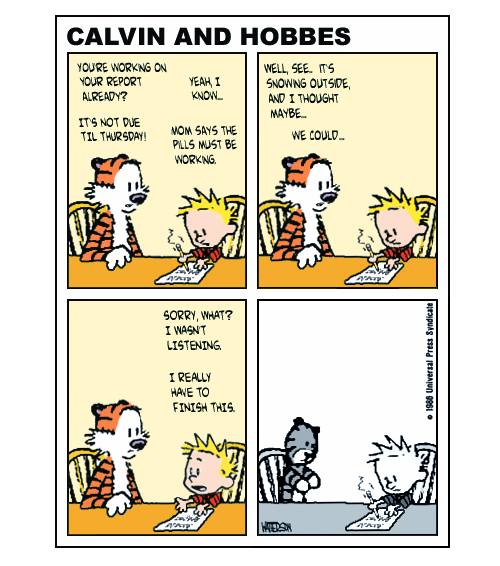 Neues aus der Quantenwelt: Calvin auf Ritalin