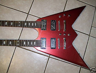 What musician wants is here: Maestro Double Neck Electric Guitar 6/12 ...