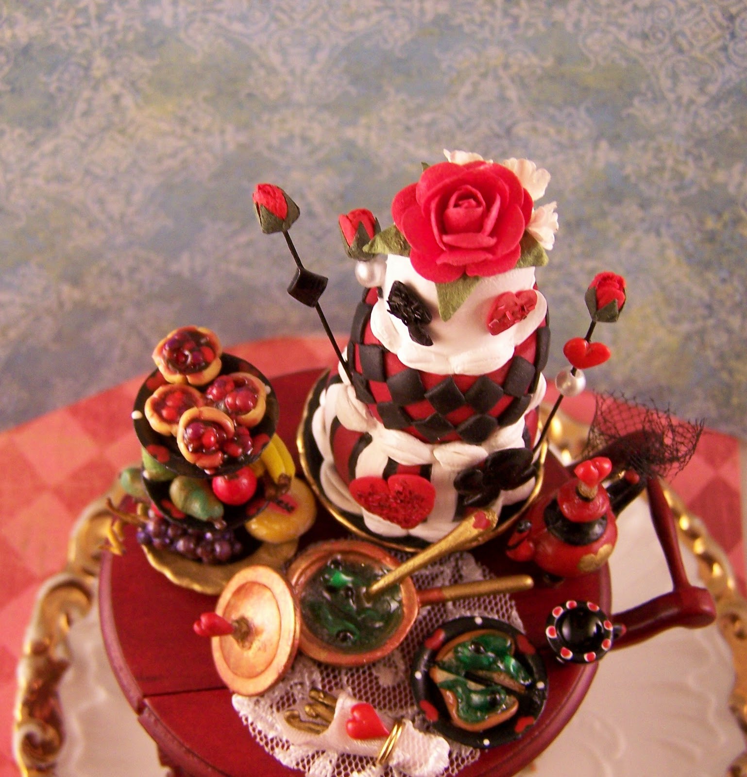 19th Day Miniatures Works in Progress: A Finished Miniature Dessert ...