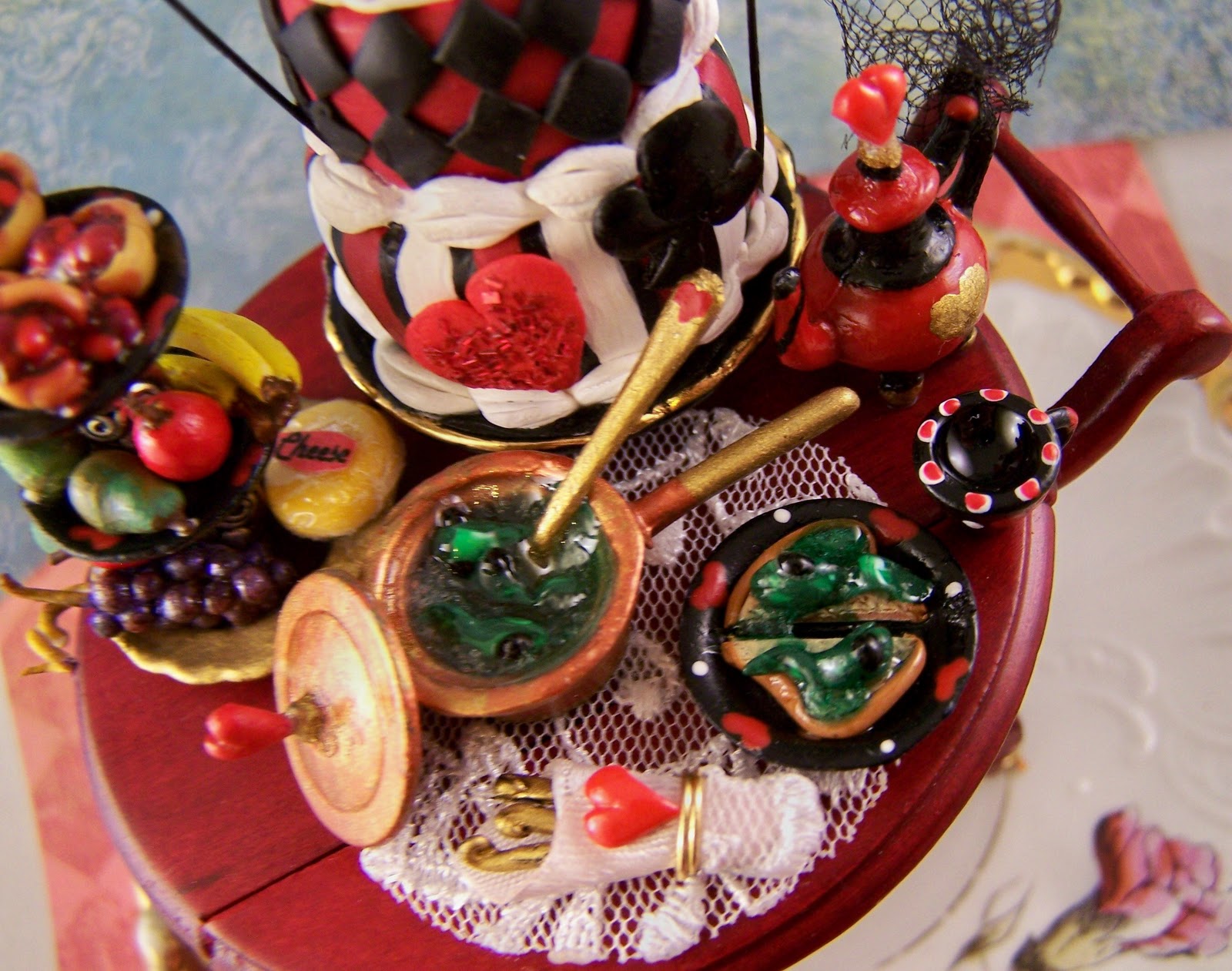 19th Day Miniatures Works in Progress: A Finished Miniature Dessert ...