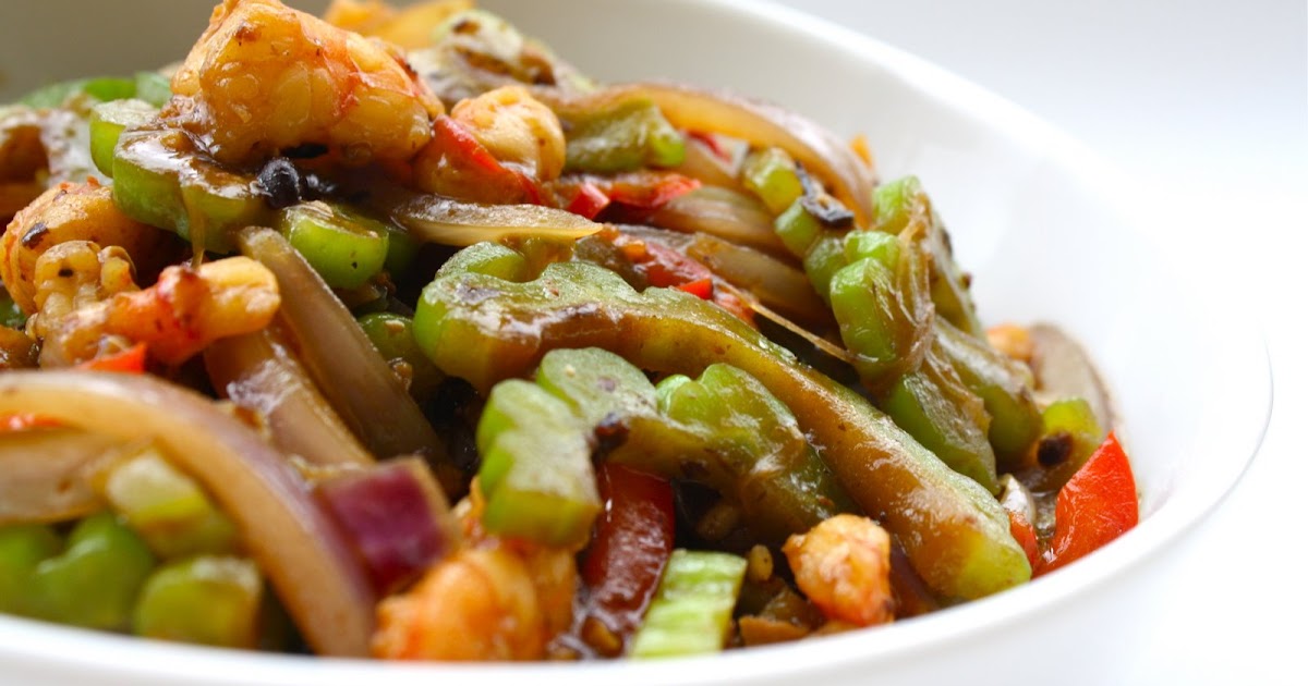 Stir-Fry Bitter Gourd With Black Bean Sauce