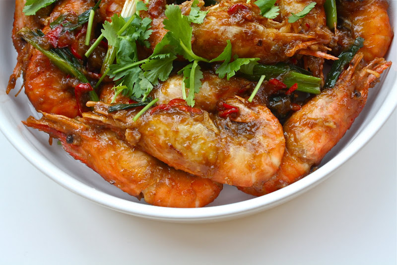 Prawn In Tamarind And Plum Sauce