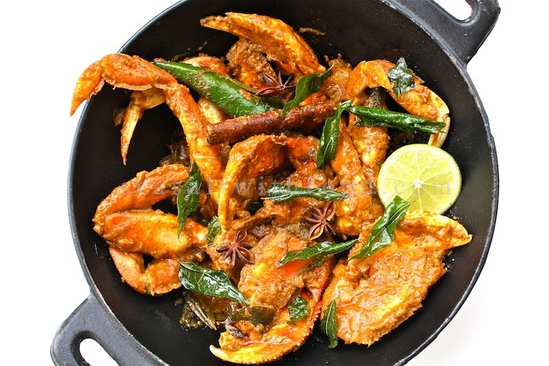 Malaysian Dry Curry Crabs