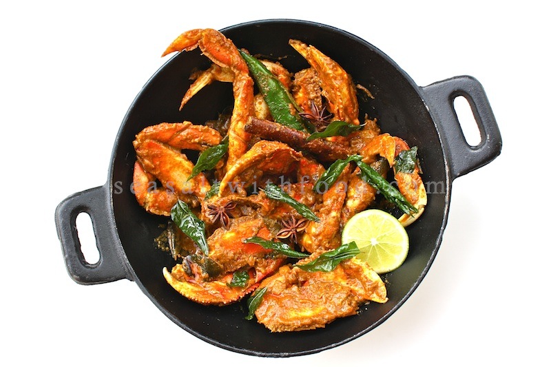 Malaysian Dry Curry Crabs