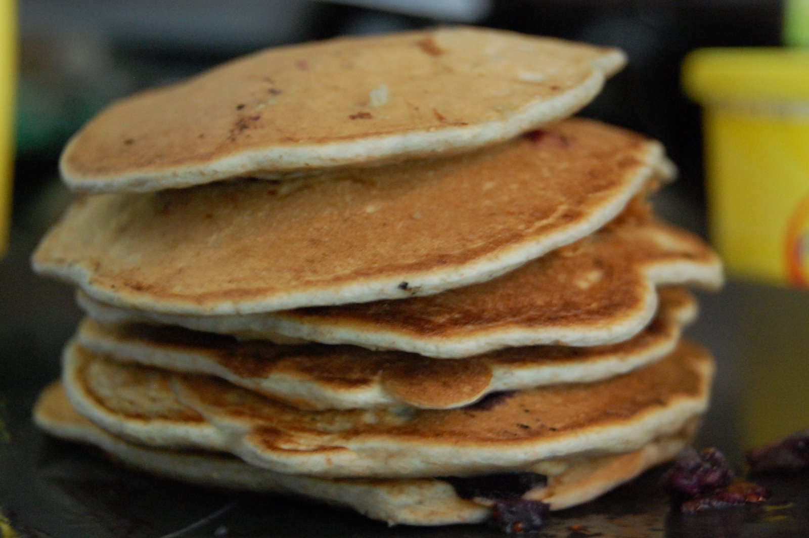 Homemade Blueberry Pancake Surprise!