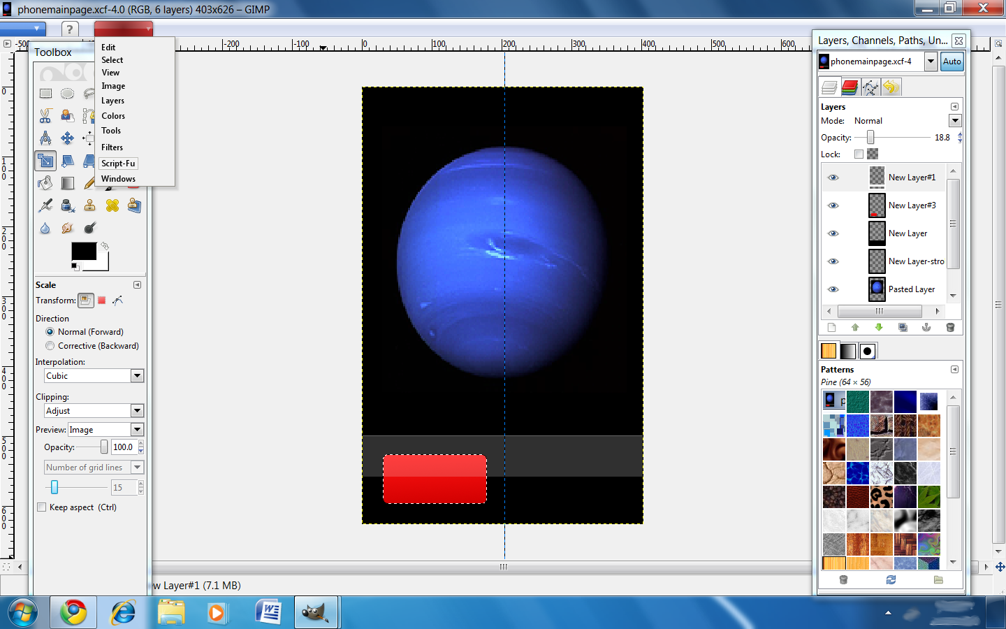 GIMP UI brainstorm: 2010