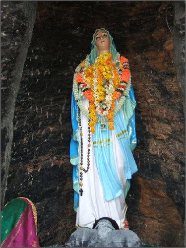 Pilgrims In Andhra Pradesh: Gundala Mary Matha