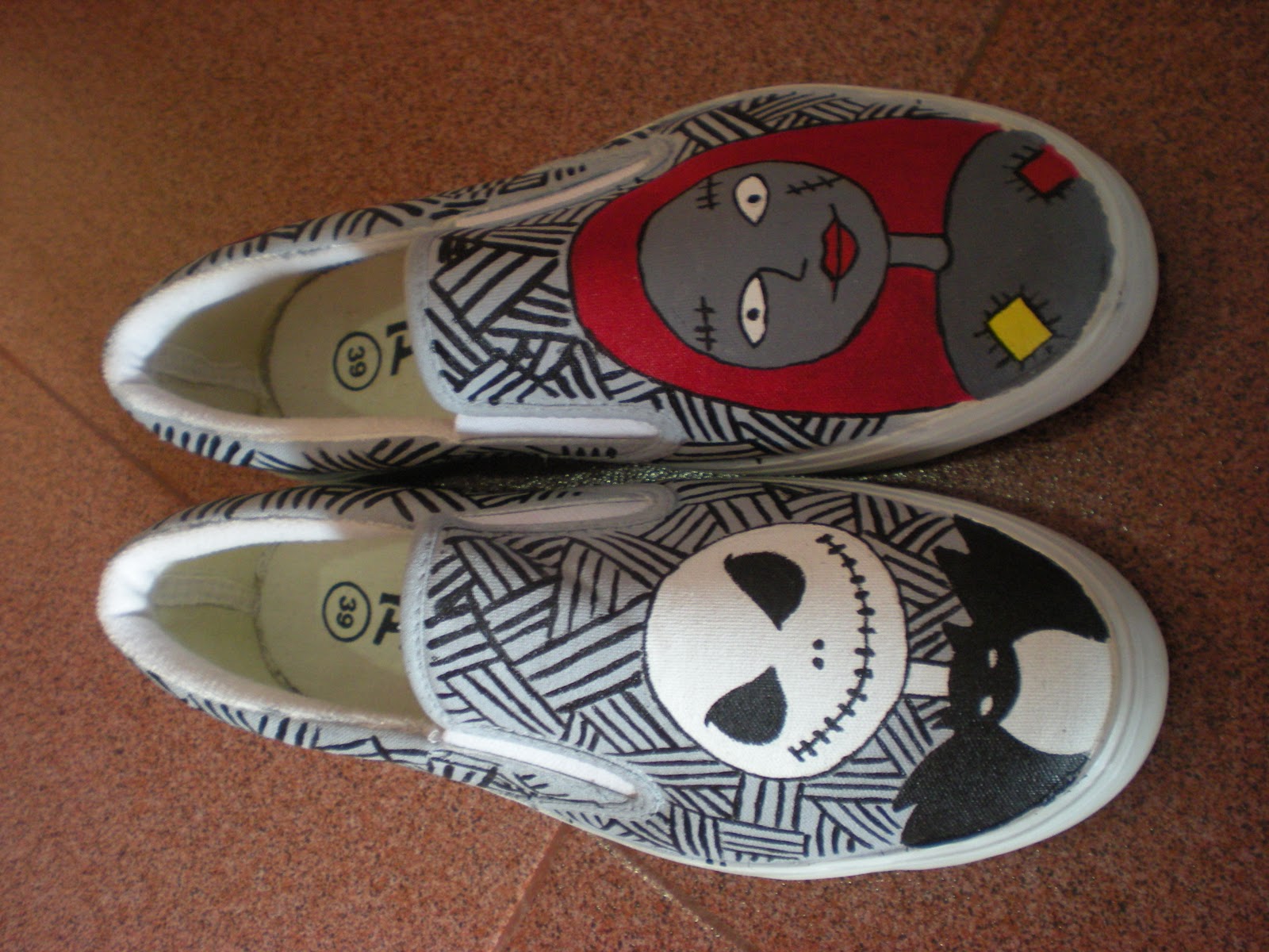 matahari art sepatu lukis