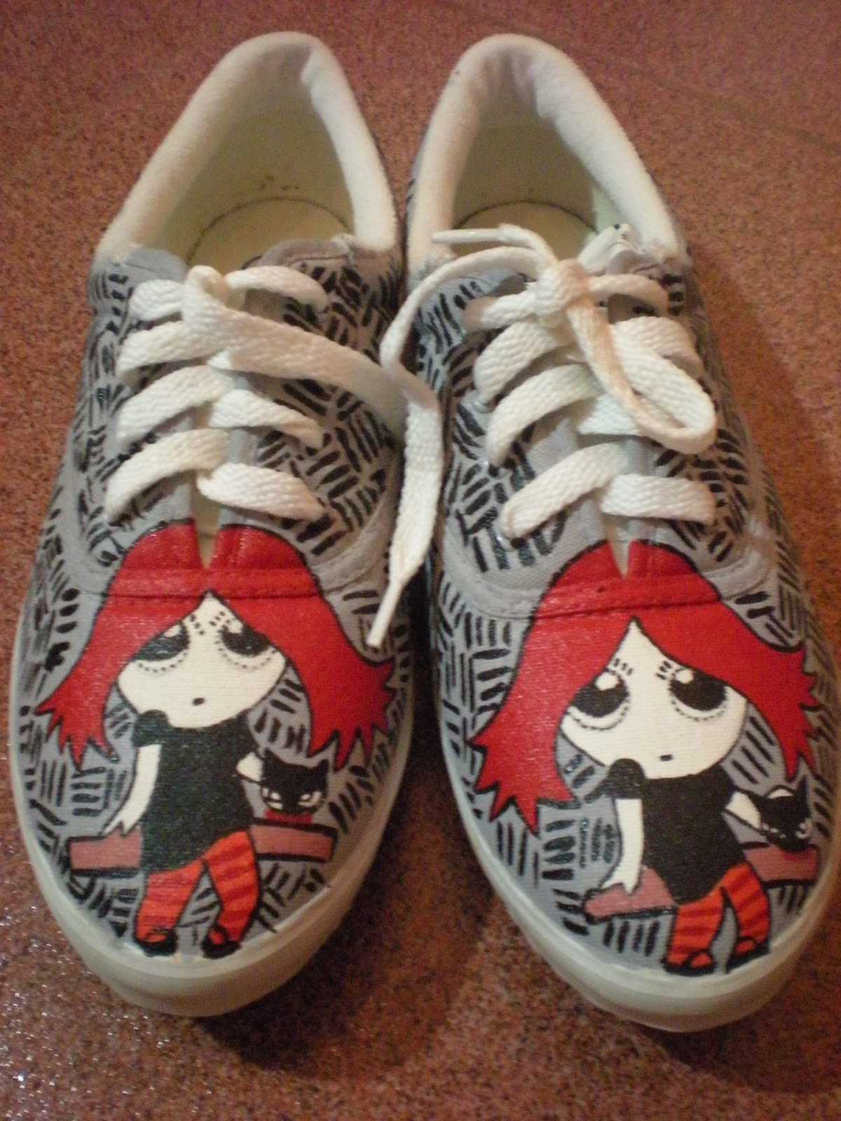 matahari art sepatu lukis