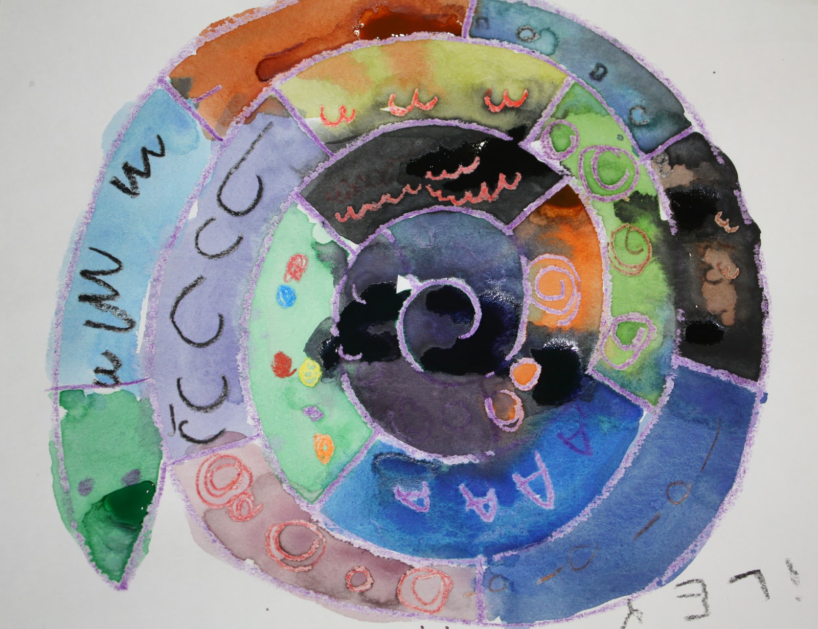 Barbara's Thought of the Day: Kindergarten Pattern Snakes