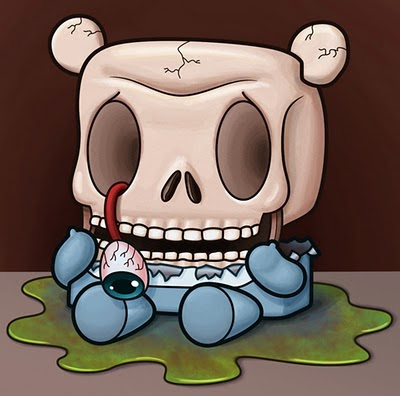 Isaac Marzioli: illustrations: Skeletal Panda