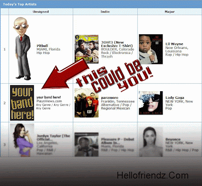 MySpace Music Plays Increaser: Hellofriendz - The Most Accurate Myspace ...