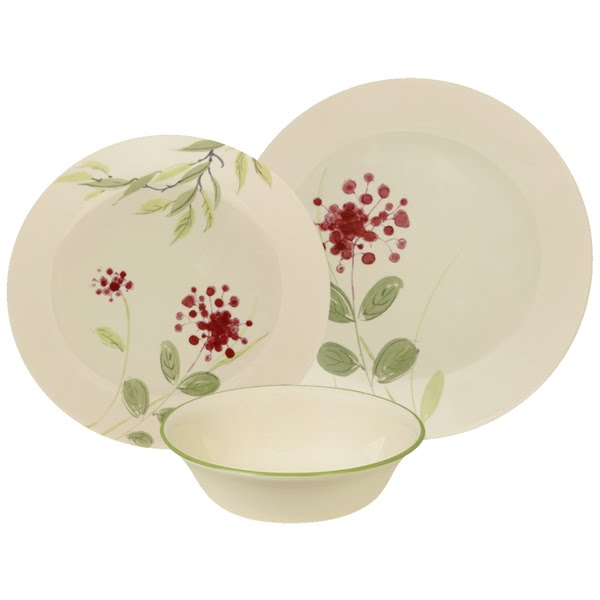 JJ The Explorer: Corelle Impressions Wine Berries 18-Piece Dinnerware ...