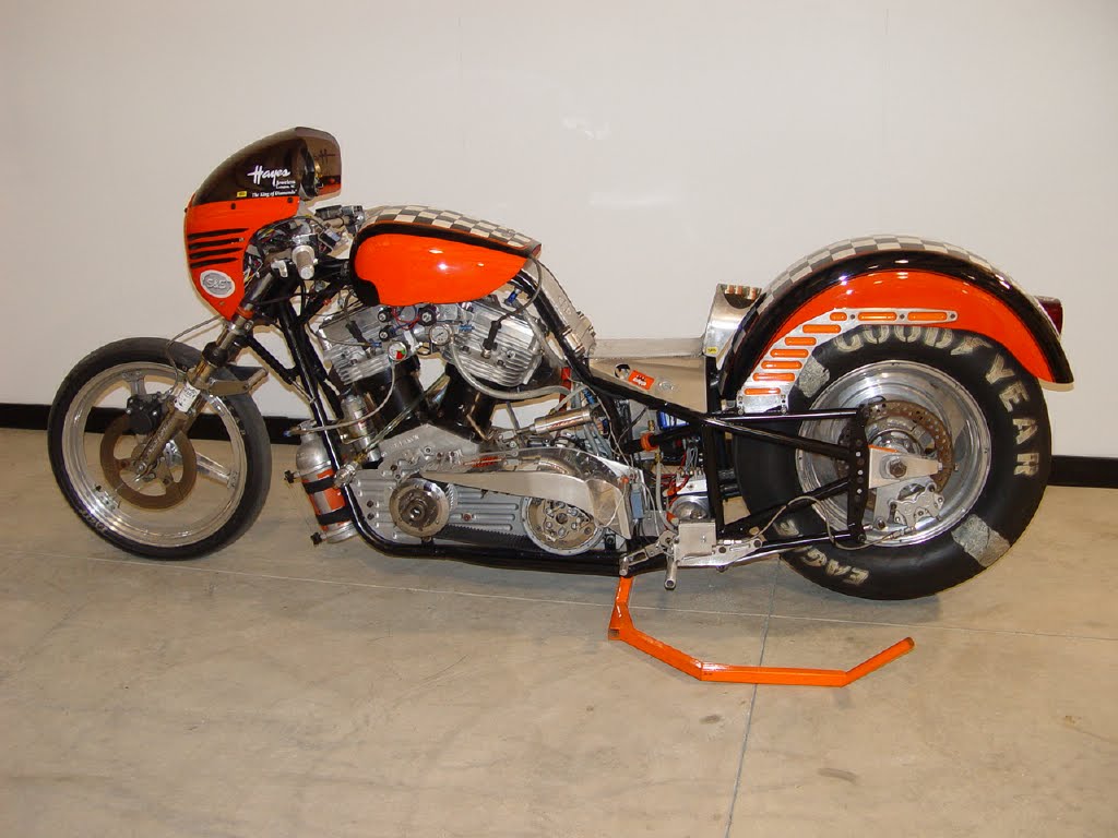 the flipside: Jeffro's Harley Davidson Drag Bike