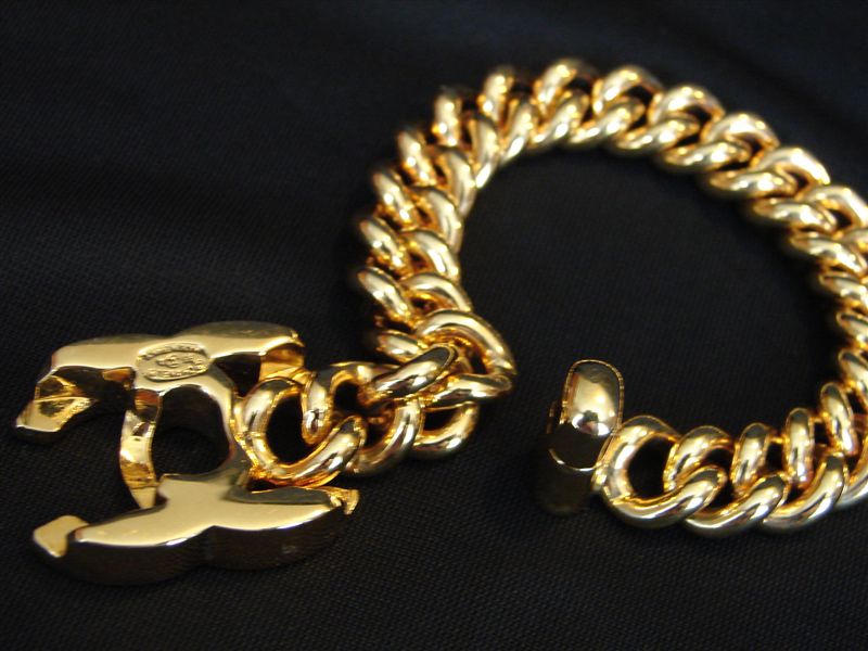 Vintage CHANEL Jewelry: CHANEL "2.55 Bag" Toggle Bracelet
