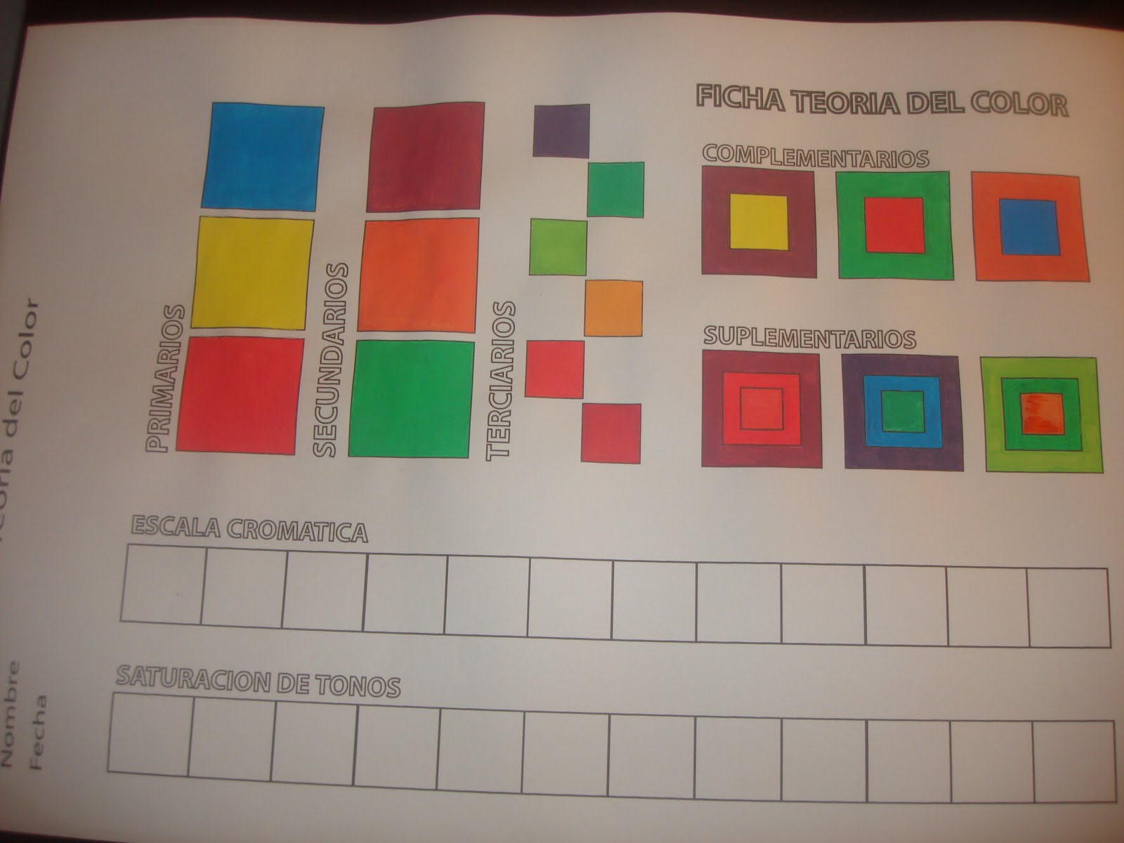 Taller de Color & Composición: 1. trabajo teoria del color