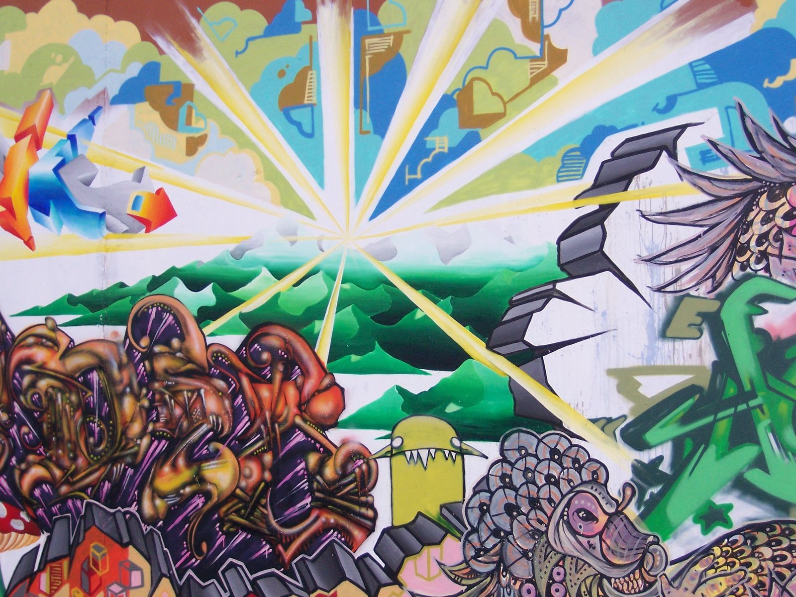 Guerilla Art Society: Seattle Graffiti Mural