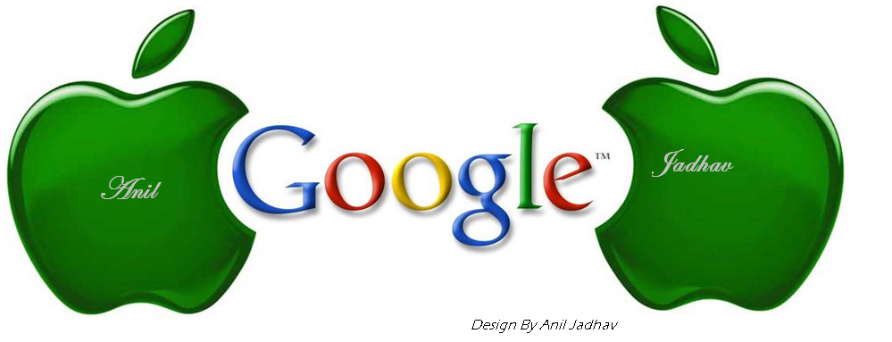 Logo Designer: Google Logo Design With Green Apple