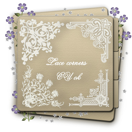 Miriams-scrap: Lace corners