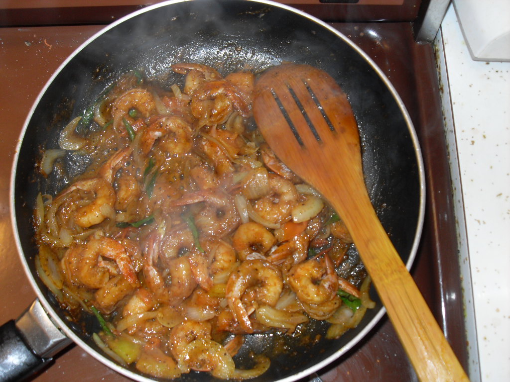 NoviceKitchen: Prawn(Chemmen,Konju) Tomato Fry