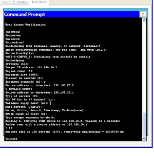 ADMINISTRACION DE REDES: CONFIGURACION DE UN ROUTER