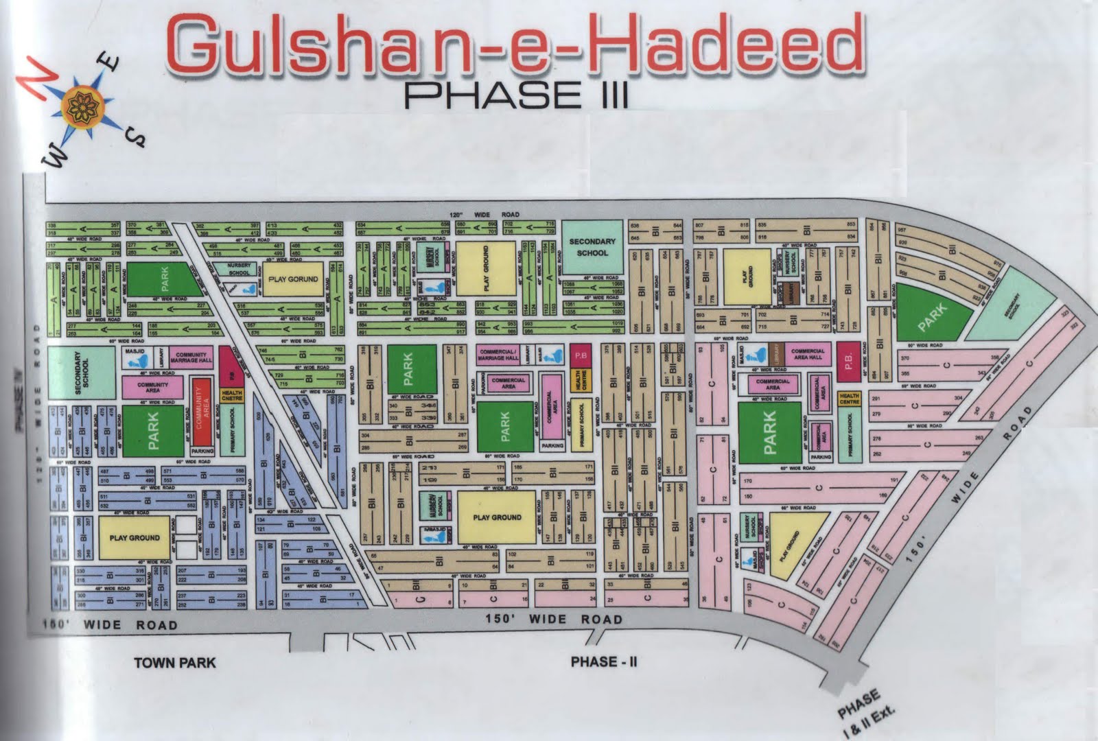 KHURRAM PROPERTY: Gulshan-e-Hadeed Phase-III Map