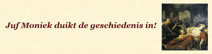 Juf Moniek duikt de geschiedenis in!