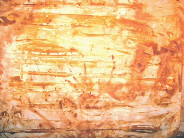 Enchanted Art: Rust Dyed Fabric
