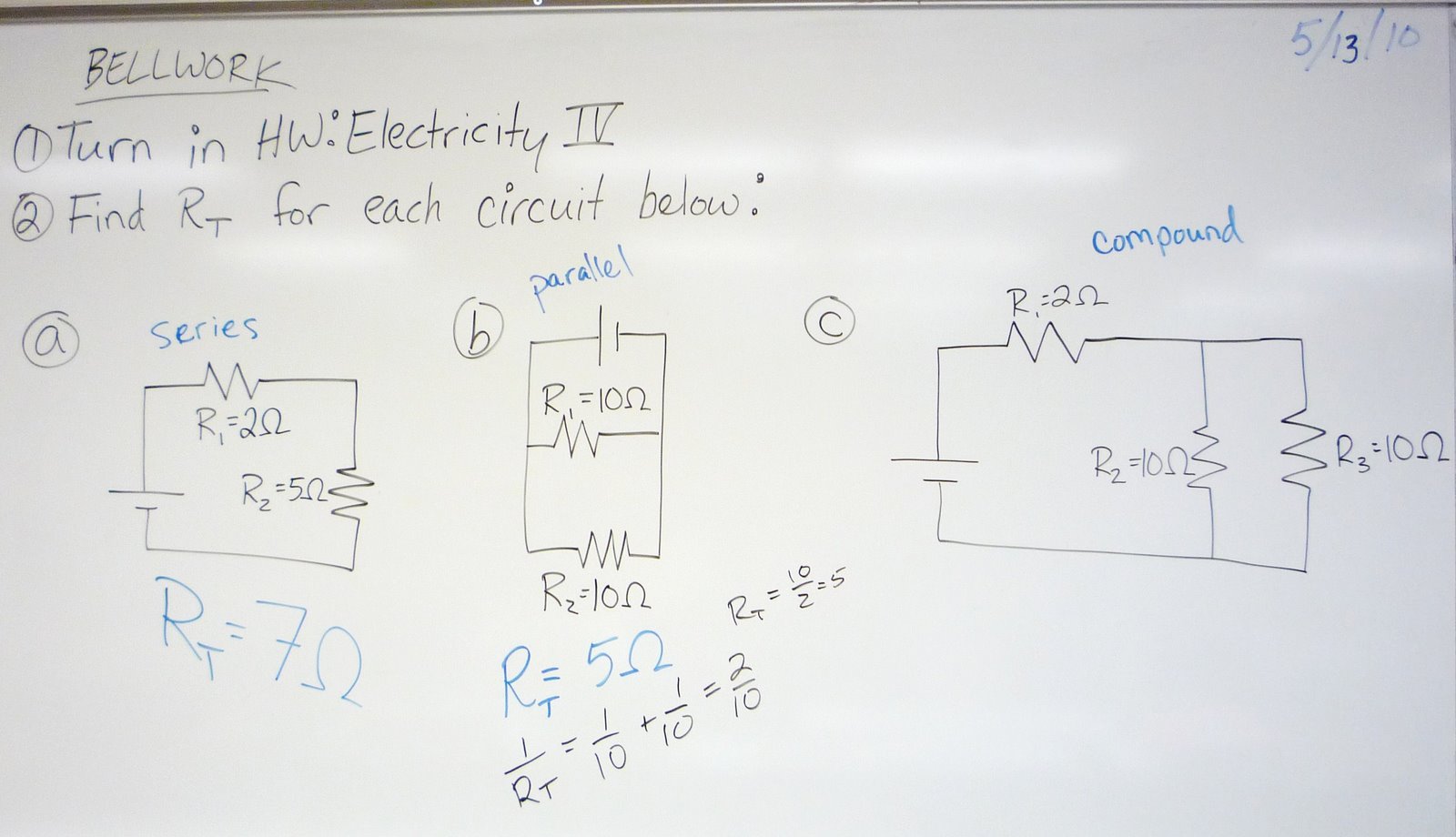 Physics at Desert View High School: Compound Circuits
