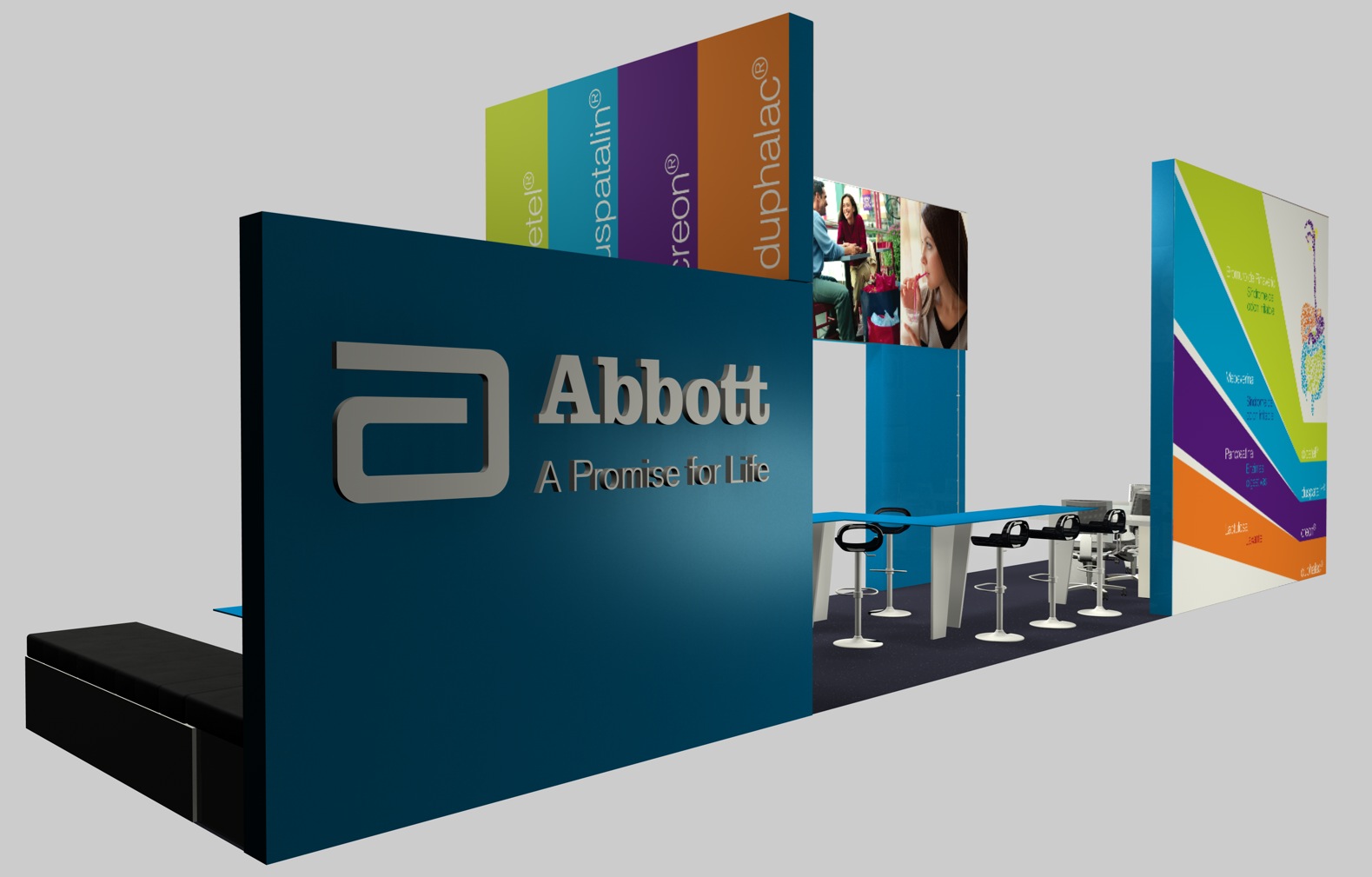 speakers DESIGNQUITO: stand abbott gastro