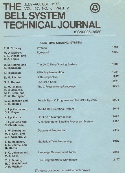 Photons and Electrons: The Bell System Technical Journal - UNIX Time ...